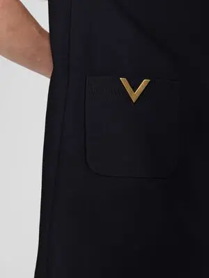 Valentino Garavani Short Sleeve Collared Dress