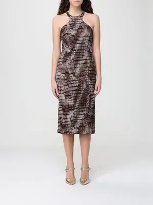 Brown Print Dresses