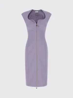 Elisabetta Franchi Midi Dress - Violet