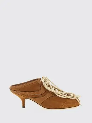 Dries Van Noten Suede Mules - Brown
