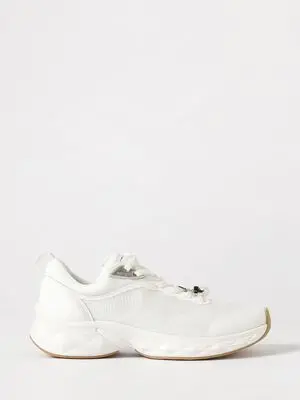 Women's White Lace Up Sneakers