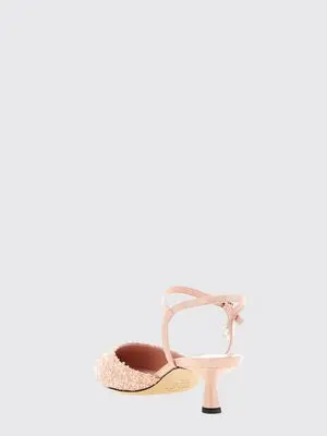 JIMMY CHOO Aren Tweed And Patent Leather Slingback - Pink