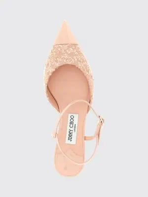 JIMMY CHOO Aren Tweed And Patent Leather Slingback - Pink