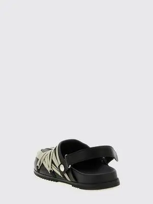 Rick Owens Megalace Leather Mules - Black