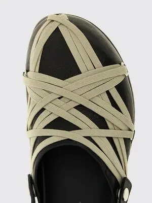Rick Owens Megalace Leather Mules - Black