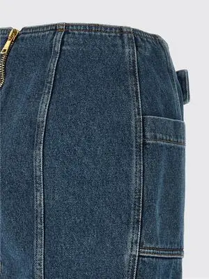 Balmain Denim Skirt - Blue