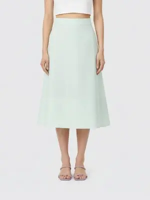 JIL SANDER A-line Midi Skirt - Blue