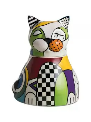 EGAN Warà Geometric-detail Container - White