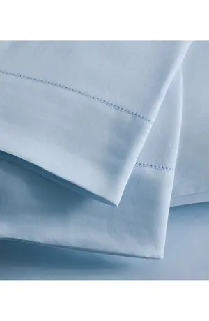 Ted Baker London Ladder Stitch 300 Thread Count Sheet Set - Blue Fog