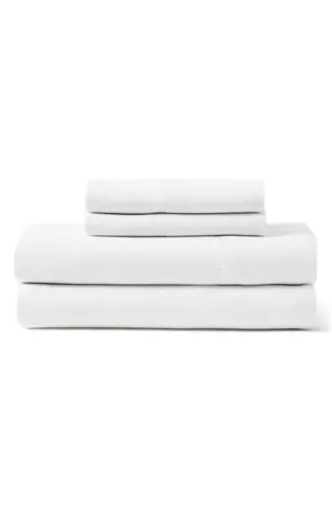 Ted Baker London Ladder Stitch 300 Thread Count Sheet Set - Bright White