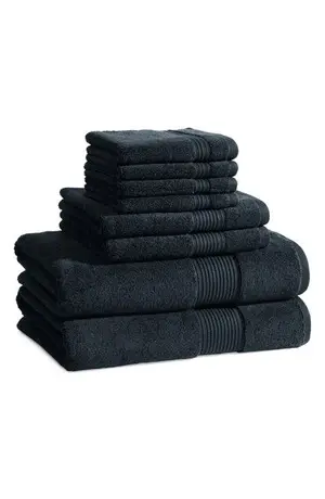 Ted Baker London 8-piece Bath Towel Set - Black