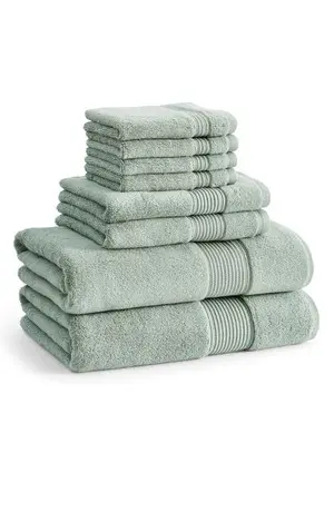 Ted Baker London 8-piece Bath Towel Set - Sage