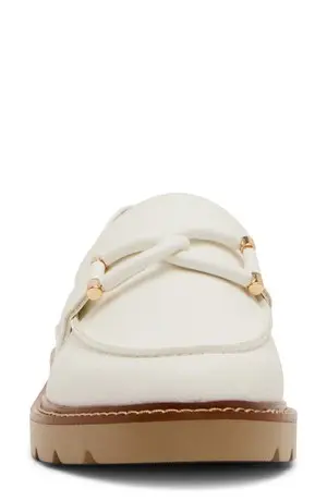 Anne Klein Ellison Moc-toe Loafer - White