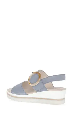 Gabor Wedge Sandal - Nautic