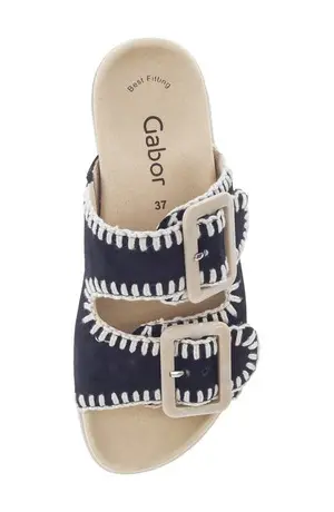 Gabor Two-strap Lug Sole Sandal