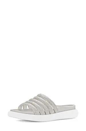 Gabor Strappy Slide Sandal Kristall