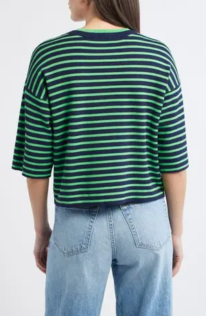 Wit & Wisdom Stripe Knit Top