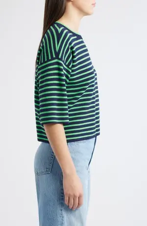 Wit & Wisdom Stripe Knit Top