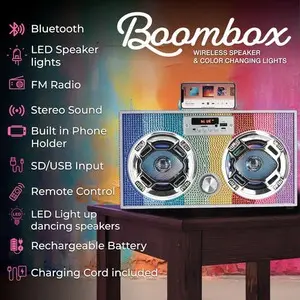 TREND TECH Boombox Bluetooth Speaker