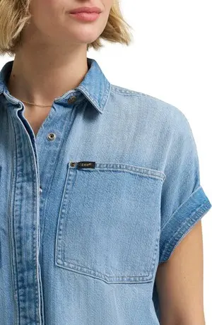 LEEM Denim Utility Shirt