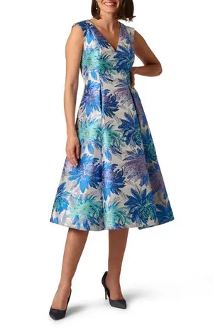 Adrianna Papell Metallic Day Dresses