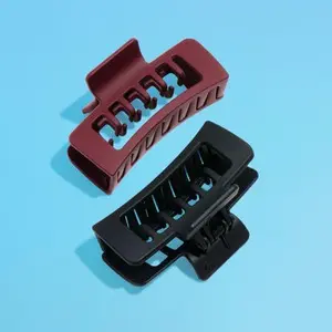 GIMME BEAUTY Rectangle Double Teeth Claw Clips