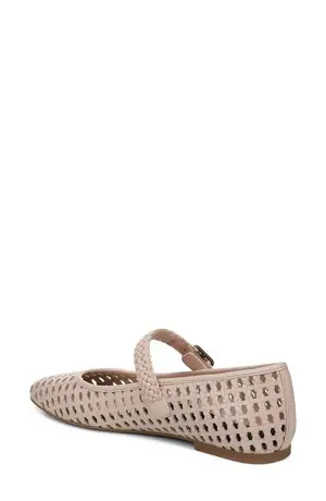 Vionic Alameda Woven Mary Jane Flat - Cameo Rose
