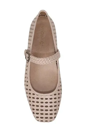Vionic Alameda Woven Mary Jane Flat - Cameo Rose