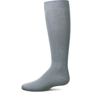 MEMOI Ribbed Knee High Socks - Blue Fog