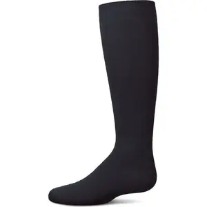 MEMOI Ribbed Knee High Socks Navy