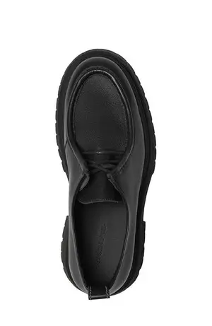 Manière De Voir Leather Lace-up Shoe - Black