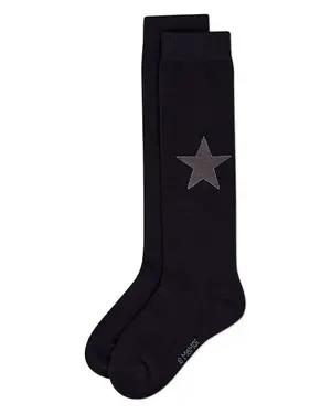 MEMOI Star Knee High Socks