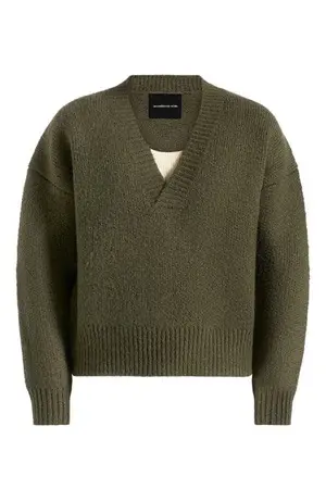Manière De Voir V-neck Wool Knit Jumper