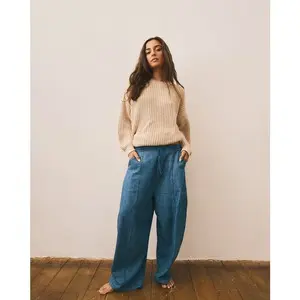 THE SIMPLE FOLK Chambray Denim Trouser