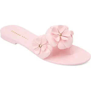 Jack Rogers Amelia Flower Jelly Sandal - Pale Pink