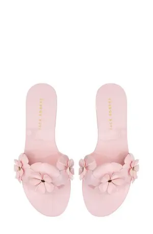 Jack Rogers Amelia Flower Jelly Sandal - Pale Pink