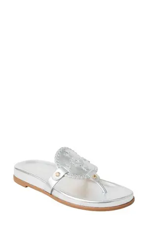 Jack Rogers Collins Sandal Silver