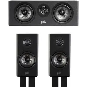 POLK AUDIO Reserve 3.0 Channel Compact Home Theater Speaker Bundle - Black