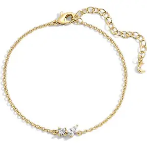 Lili Claspe Bryn Cubic Zirconia Bracelet - Gold