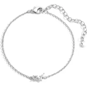 Lili Claspe Bryn Cubic Zirconia Bracelet - Silver