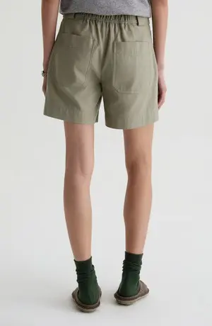 Ag Century Stretch Cotton Shorts