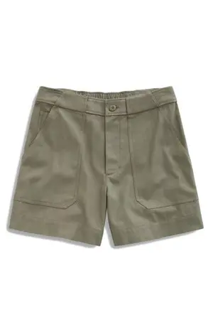 Ag Century Stretch Cotton Shorts