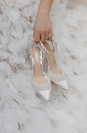 HARLO Chantelle Tulle Bridal Stiletto