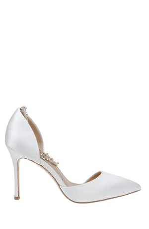 HARLO Daniela Bridal Stiletto With Crystal Ankle Strap