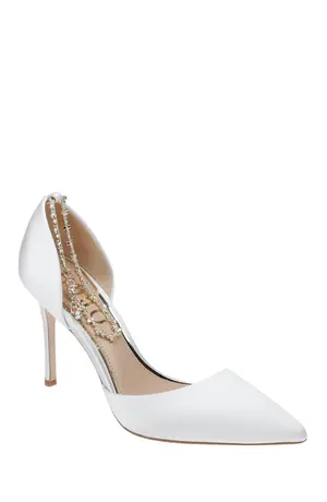 HARLO Daniela Bridal Stiletto With Crystal Ankle Strap