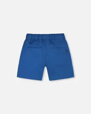DEUX PAR DEUX Patch Pocket Parachute Shorts - Dark Blue
