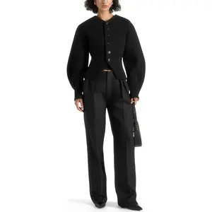 Manière De Voir Wool Hourglass Jacket - Black