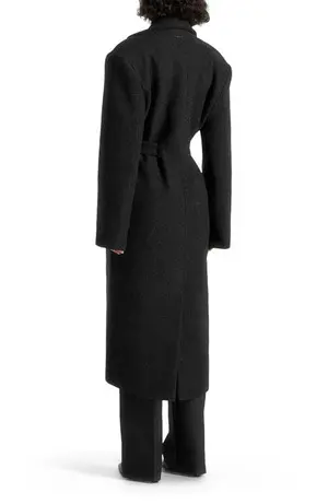 Manière De Voir Wool Longline Belted Coat