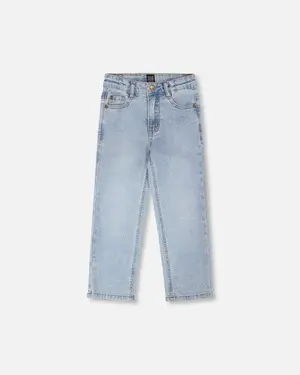 DEUX PAR DEUX Soft Stretch Denim Jeans - Light Blue Denim