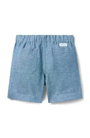 Janie And Jack Below-the-knee Linen-cotton Short